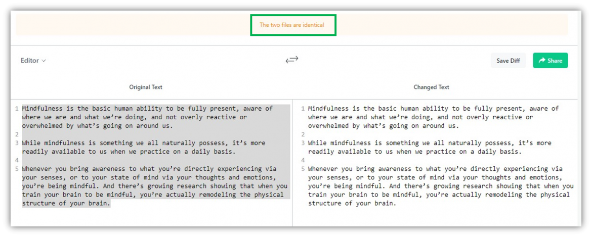 檔案比對工具 Diffchecker 幫你比較兩段文字、圖片、PDF、資料夾的差異 - 塔科女子