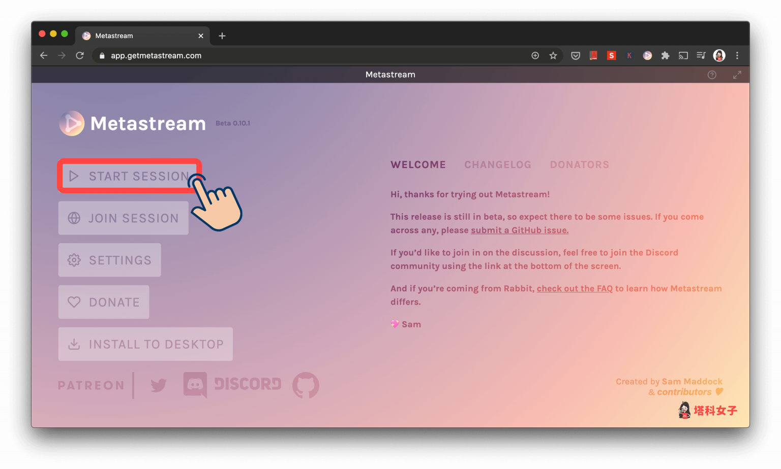 Chrome 套件 Metastream 讓你跟朋友線上同步觀看影片 (任何網站) - 塔科女子