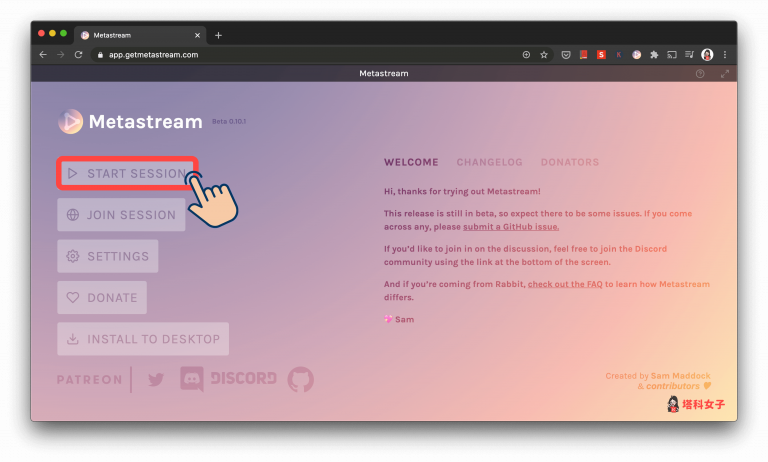 Chrome 套件 Metastream 讓你跟朋友線上同步觀看影片 (任何網站) - 塔科女子